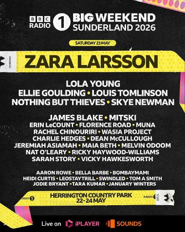 BBC Radio 1's Big Weekend coming to Sunderland - MySunderland